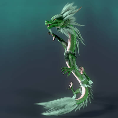 Chinese dragon loong - 3D Model by Huang_9527
