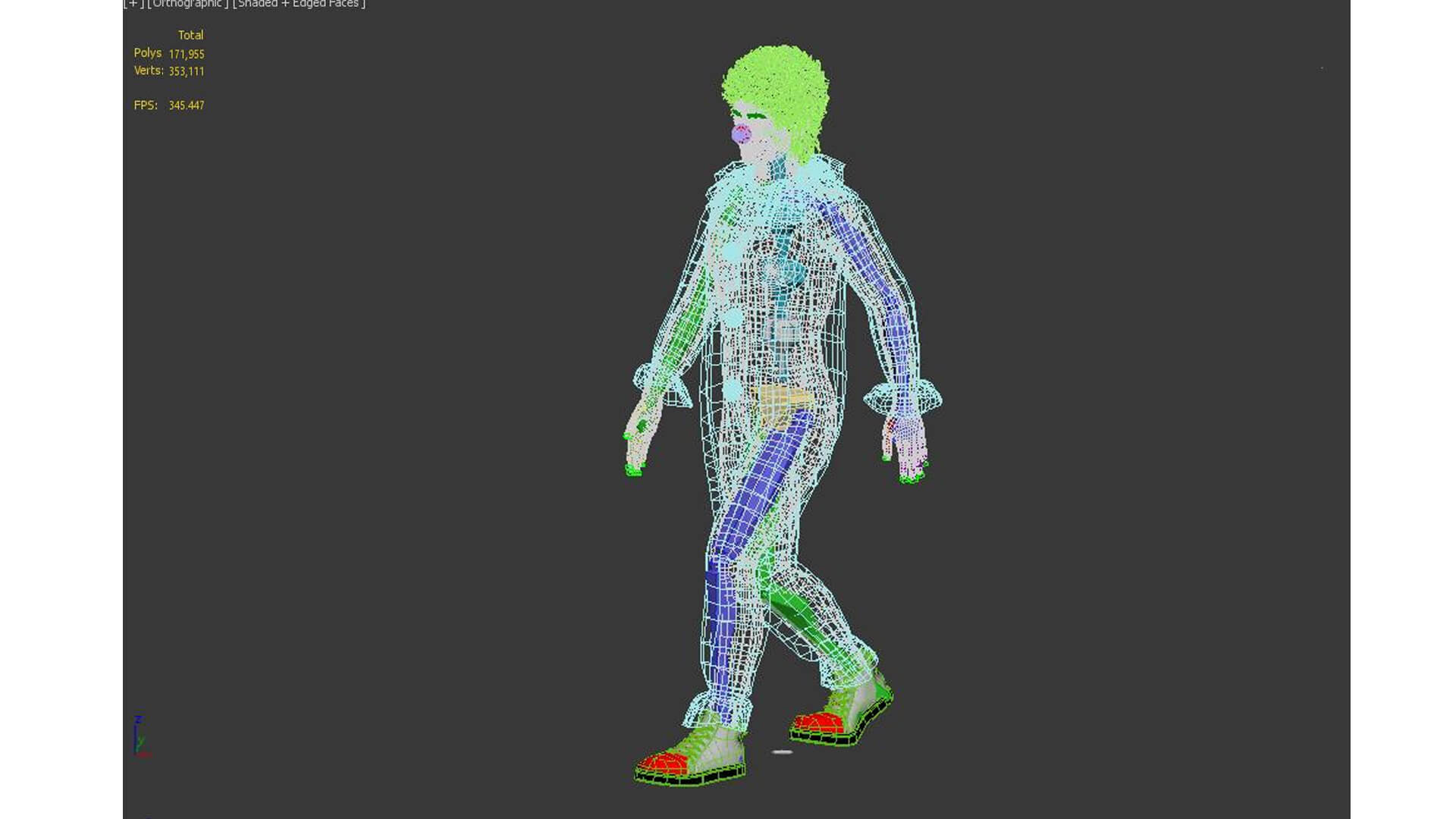 Clown Character - 3D Model by Huang_9527