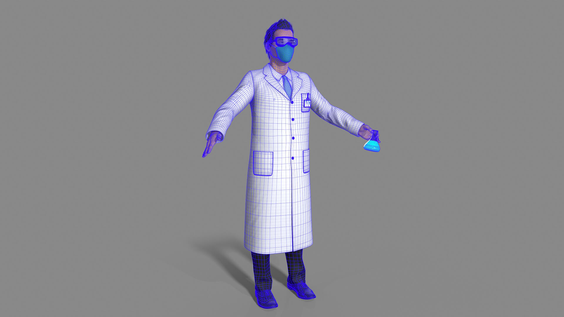 Doctor Character - 3D Model by Huang_9527