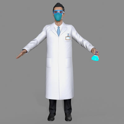 Doctor Character - 3D Model by Huang_9527