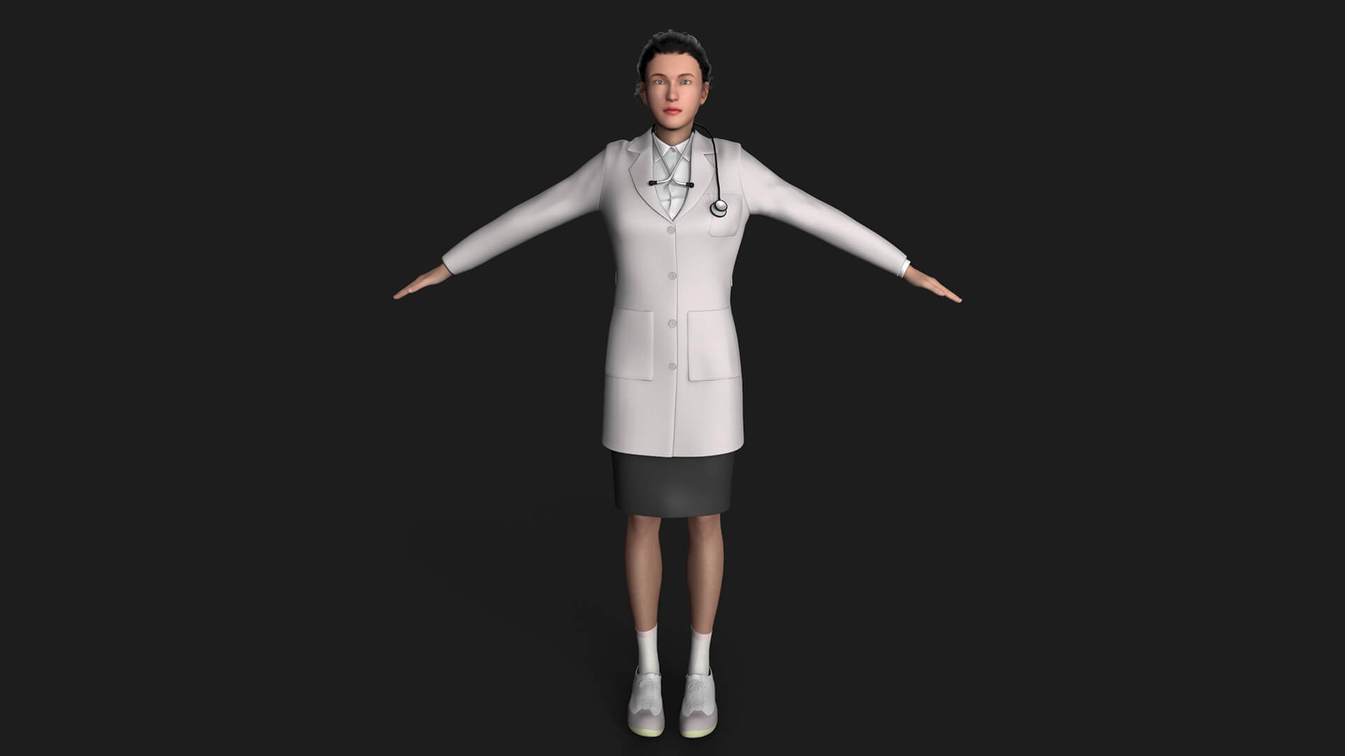 Doctor Character - 3D Model by Huang_9527
