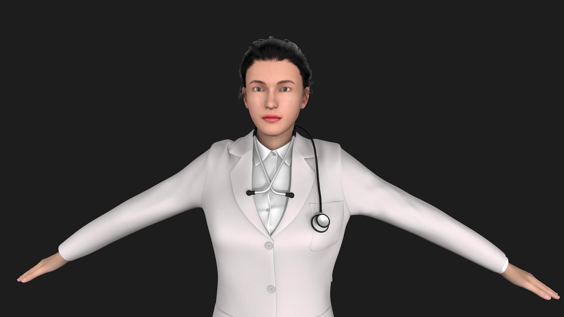 Doctor Character - 3D Model by Huang_9527
