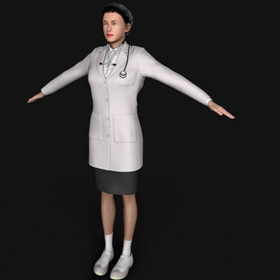 Doctor Character - 3D Model by Huang_9527