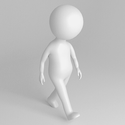 cartoon Fire People - 3D Model by Huang_9527