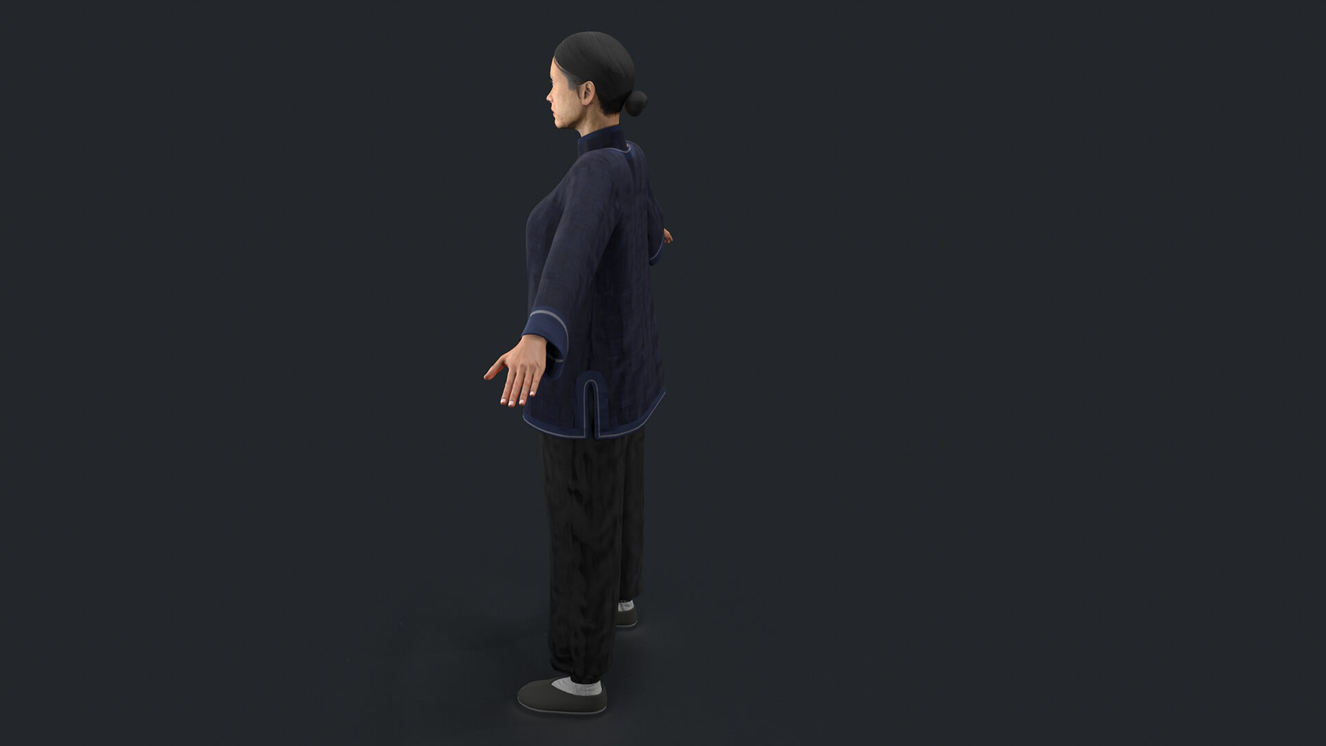 Grandma Actor - 3D Model by Huang_9527