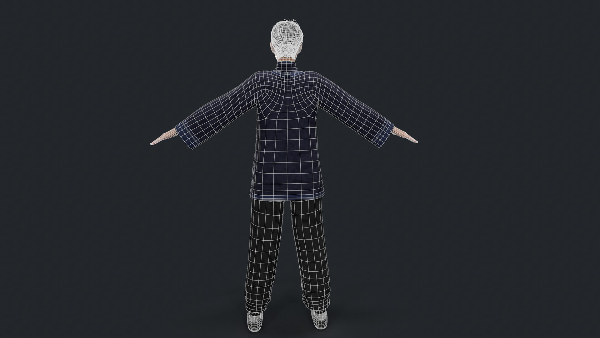 Grandma Actor - 3D Model by Huang_9527