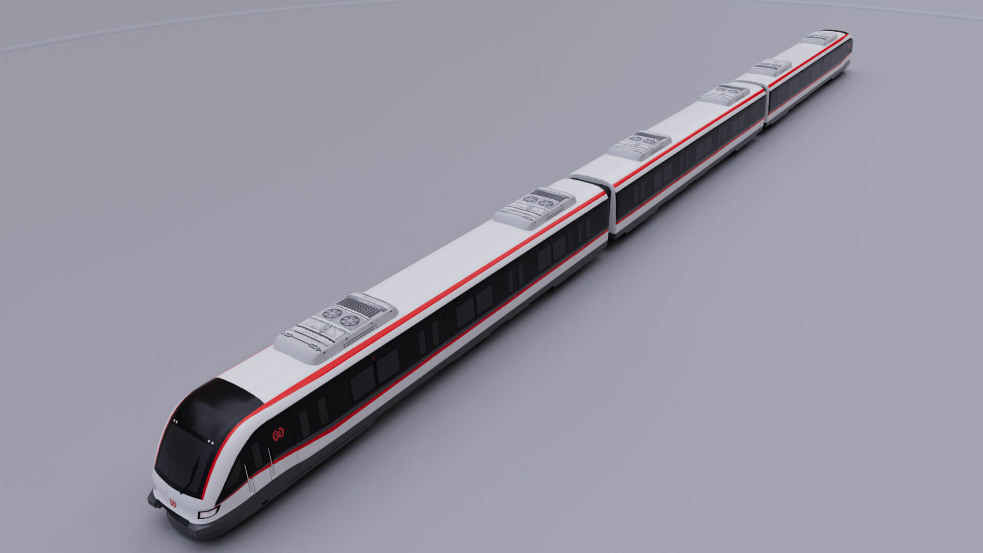High Speed Railway - 3D Model by Huang_9527