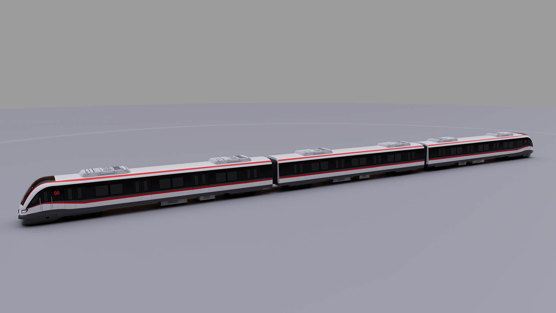 High Speed Railway - 3D Model by Huang_9527