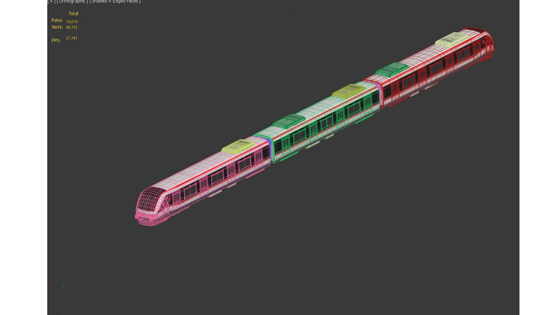 High Speed Railway - 3D Model by Huang_9527