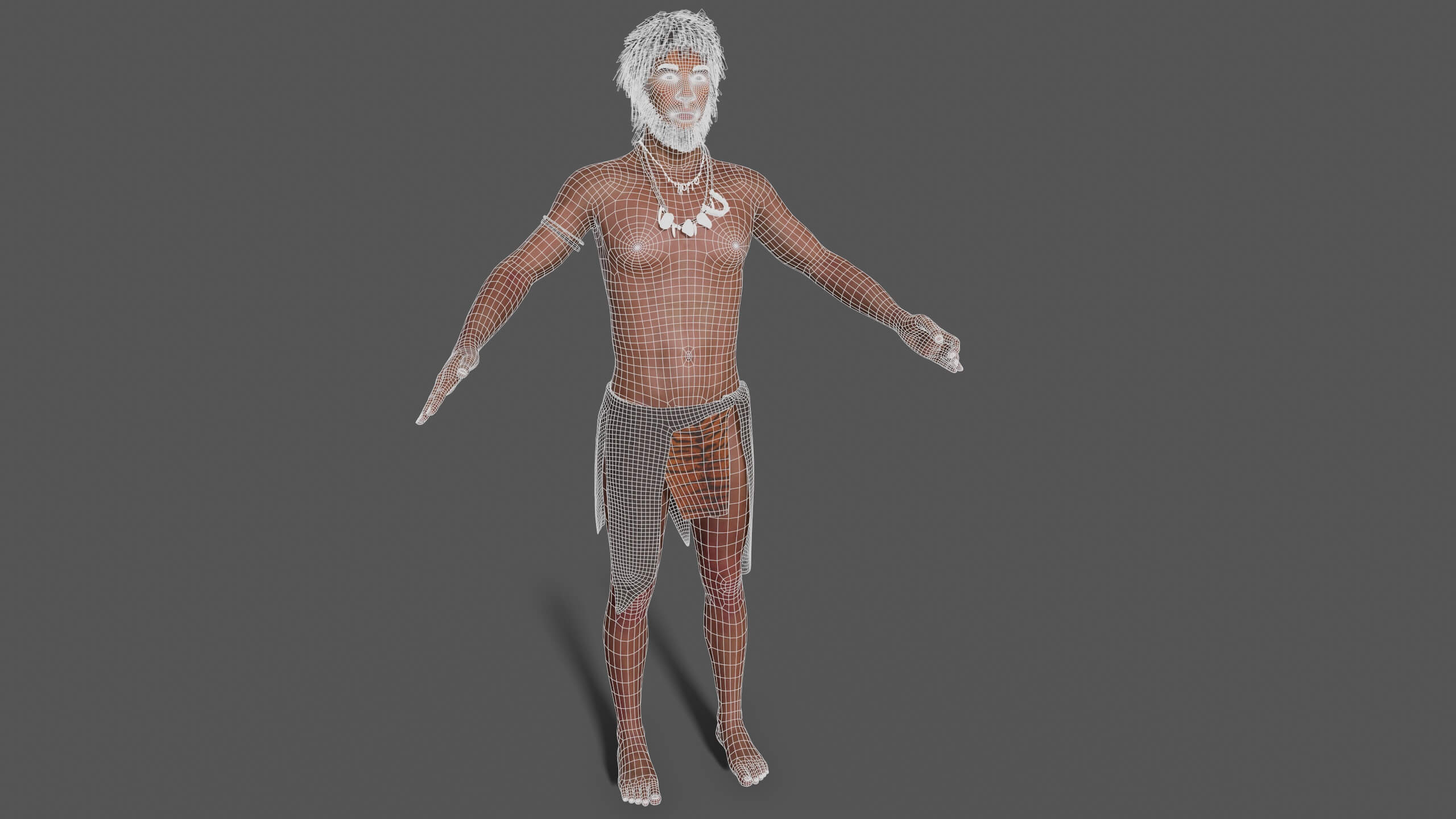 Hominid Character - 3D Model by Huang_9527
