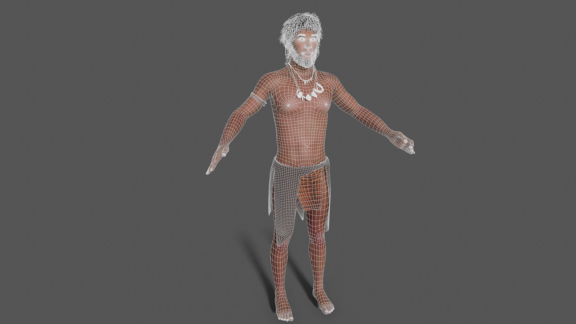 Hominid Character - 3D Model by Huang_9527