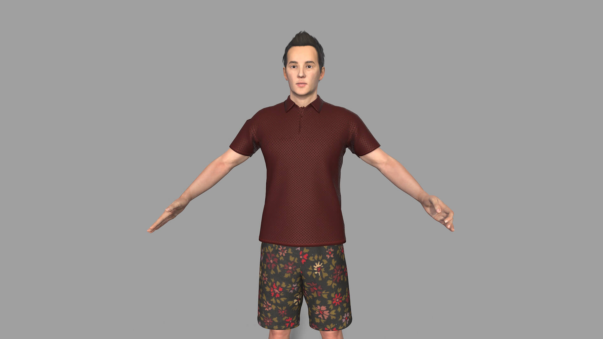 Male Character - 3D Model by Huang_9527