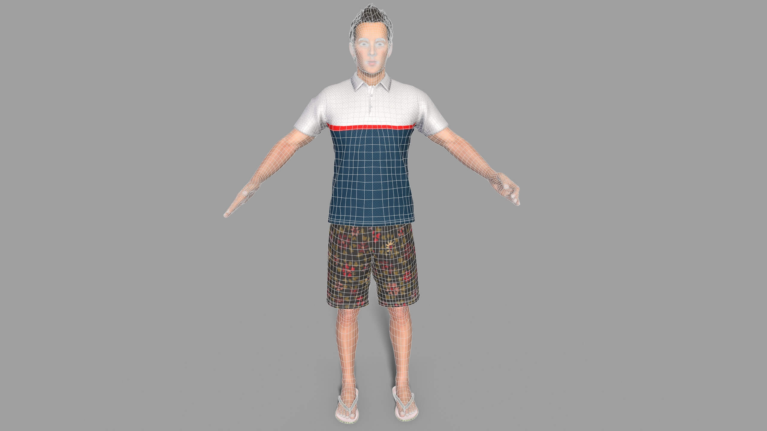 Male Character - 3D Model by Huang_9527
