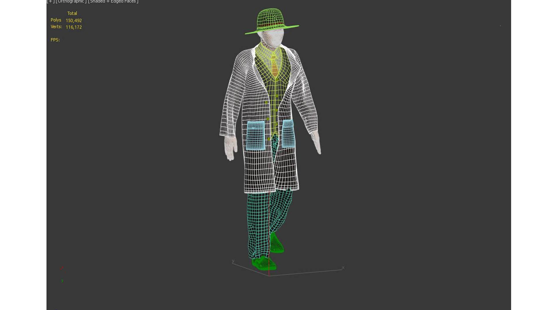 Male Character - 3D Model by Huang_9527