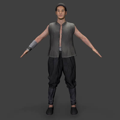 Man Character - 3D Model by Huang_9527