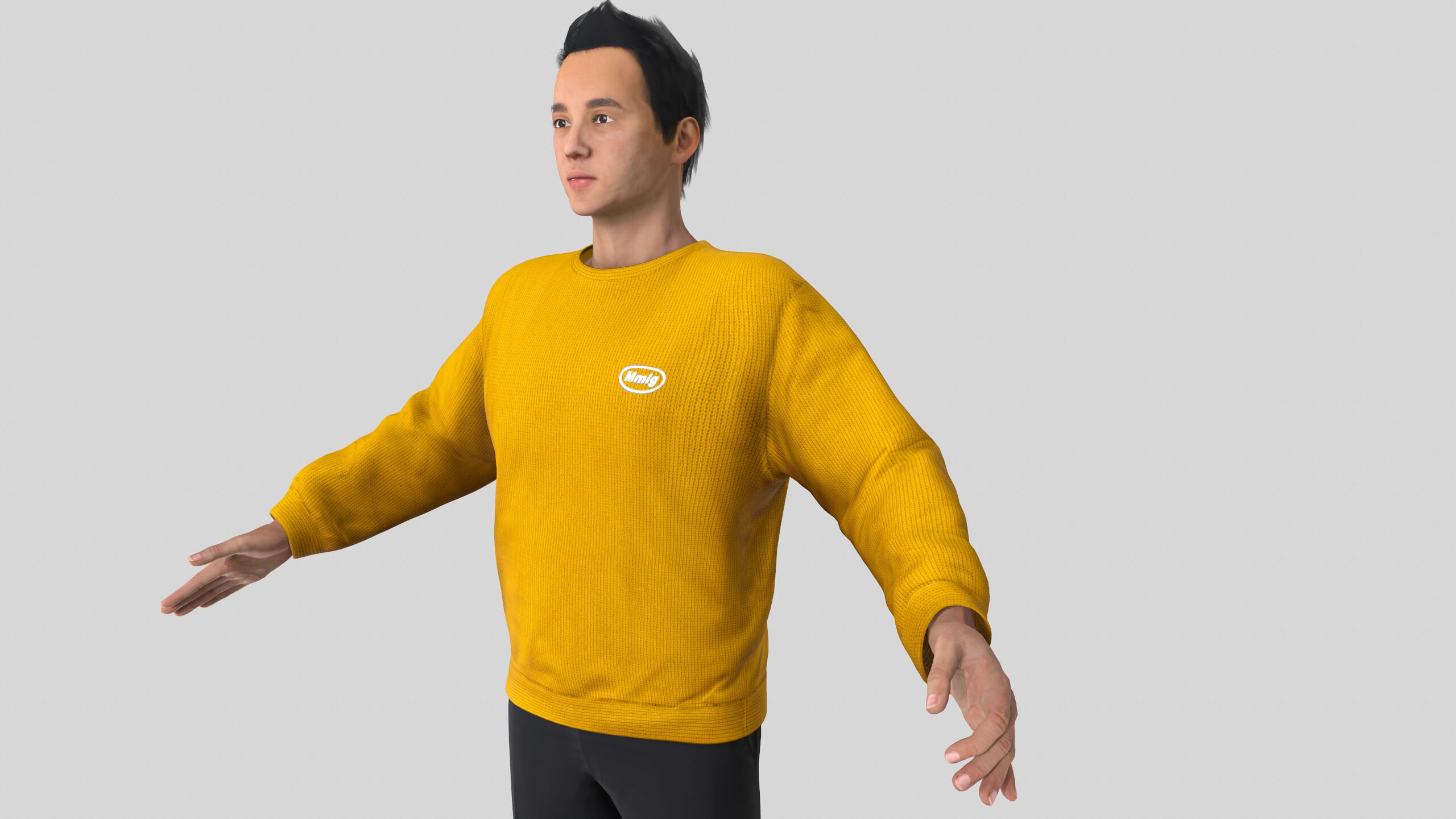 Man Character - 3D Model by Huang_9527