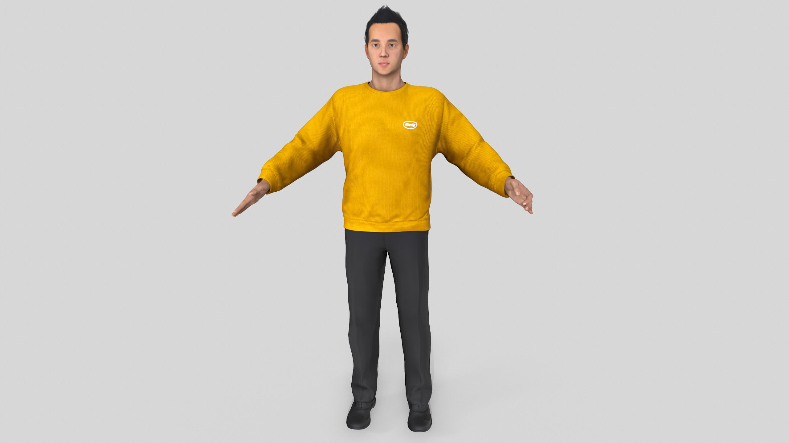 Man Character - 3D Model by Huang_9527