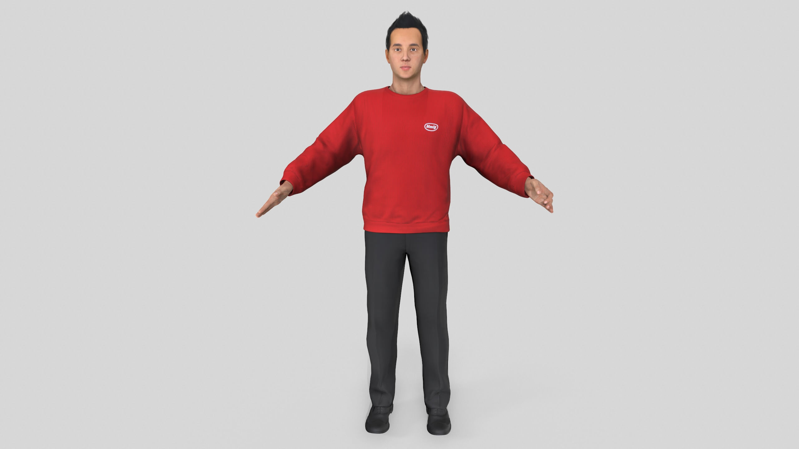 Man Character - 3D Model by Huang_9527