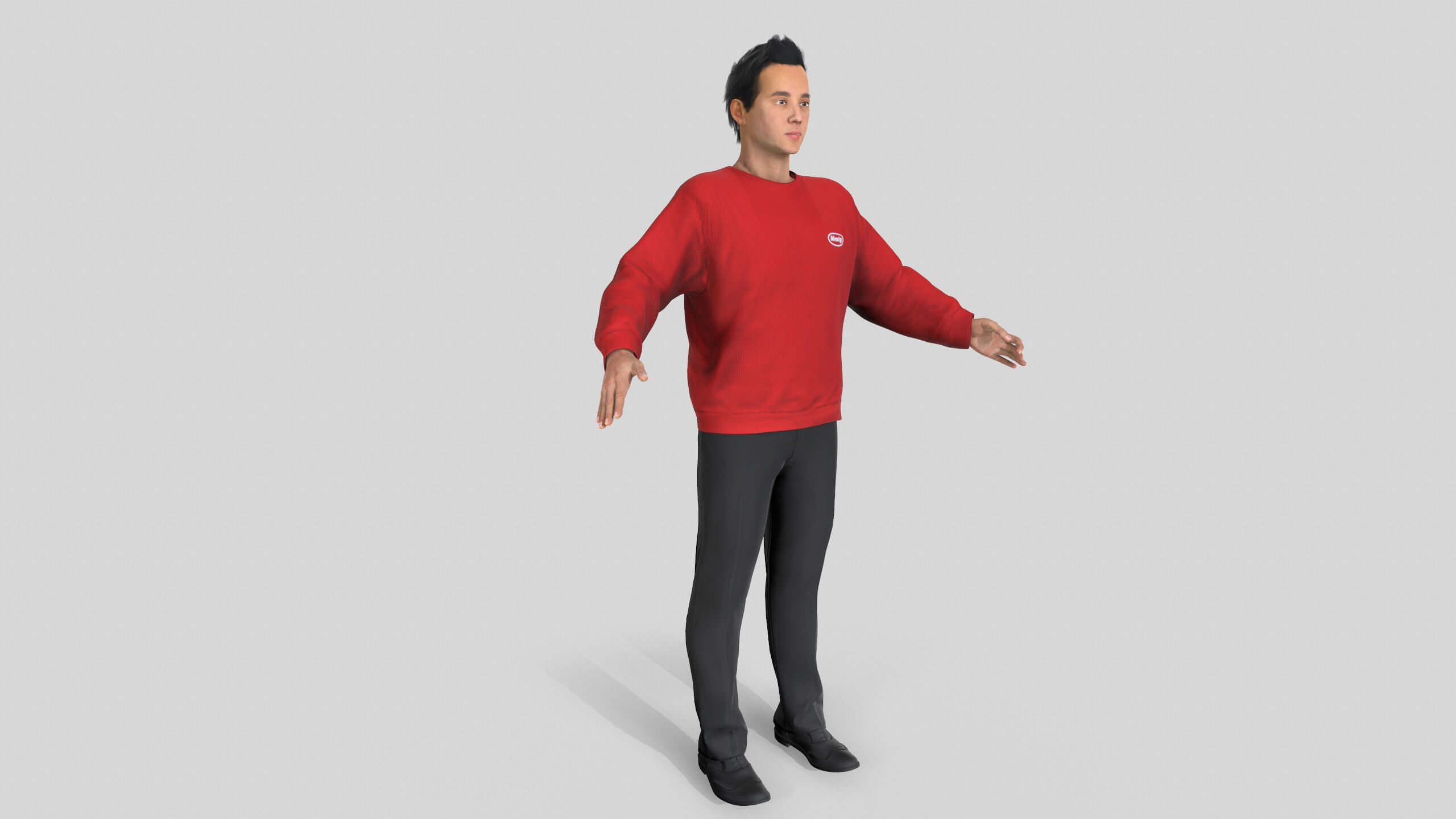 Man Character - 3D Model by Huang_9527