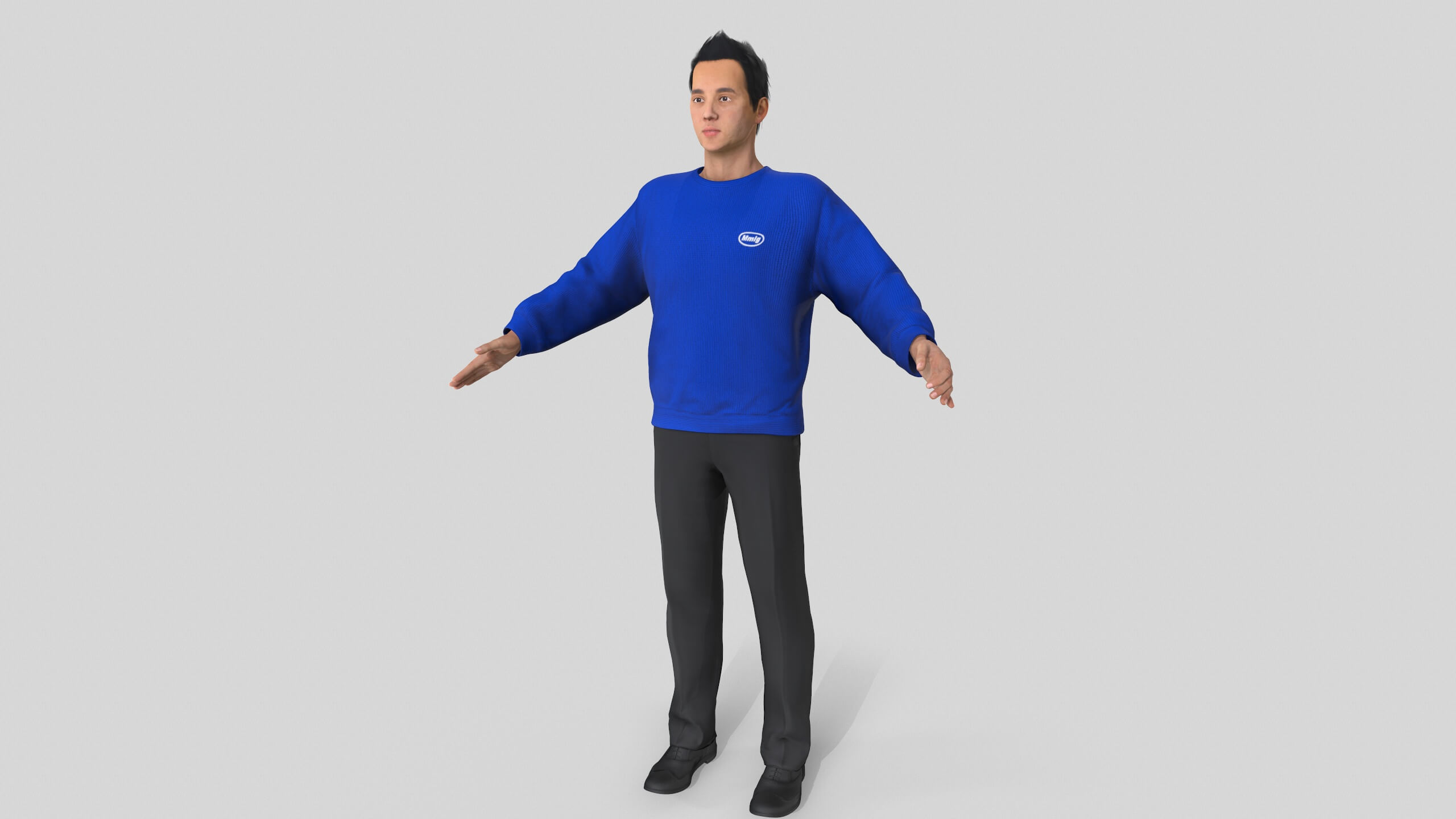 Man Character - 3D Model by Huang_9527