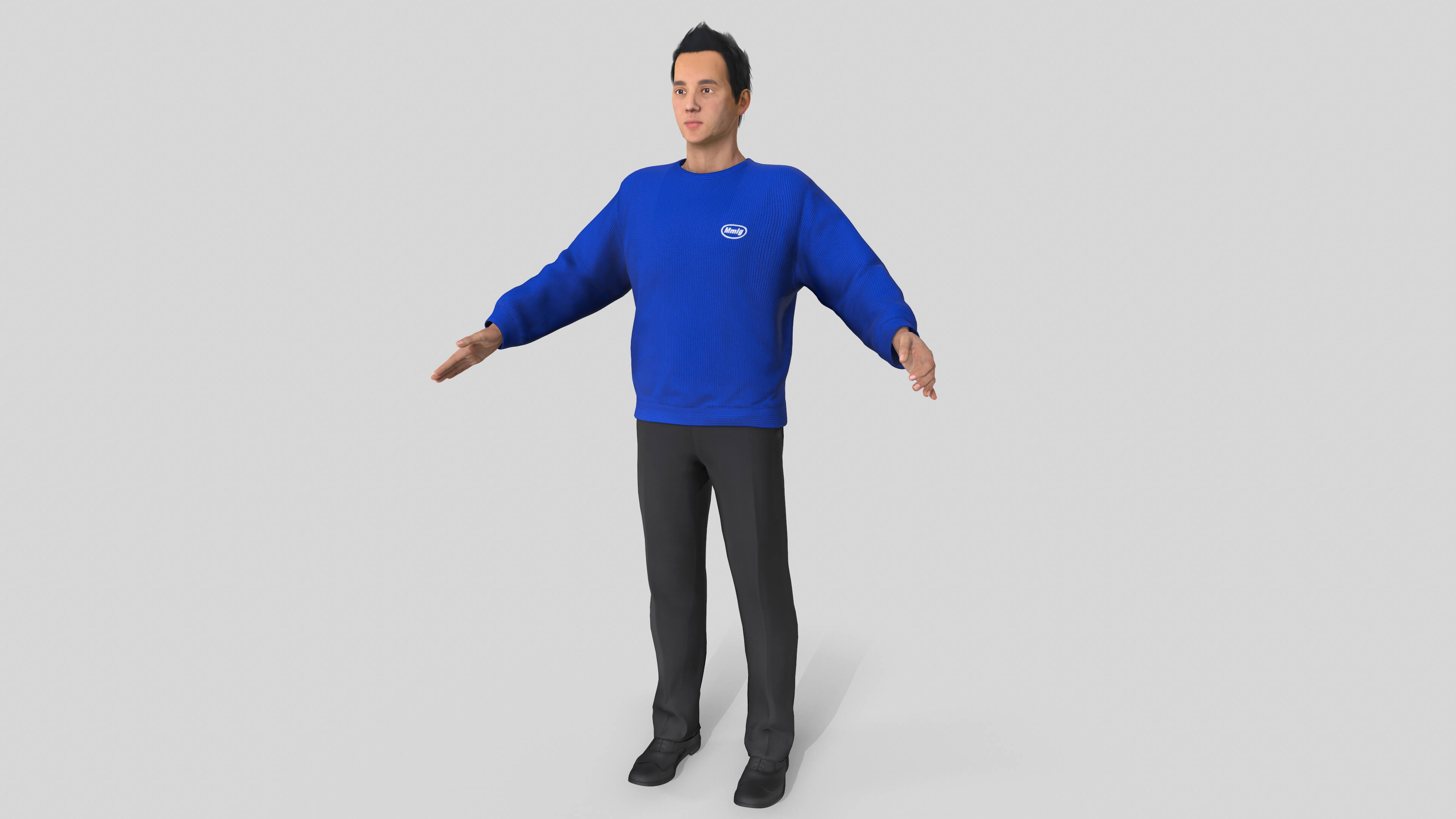 Man Character - 3D Model by Huang_9527