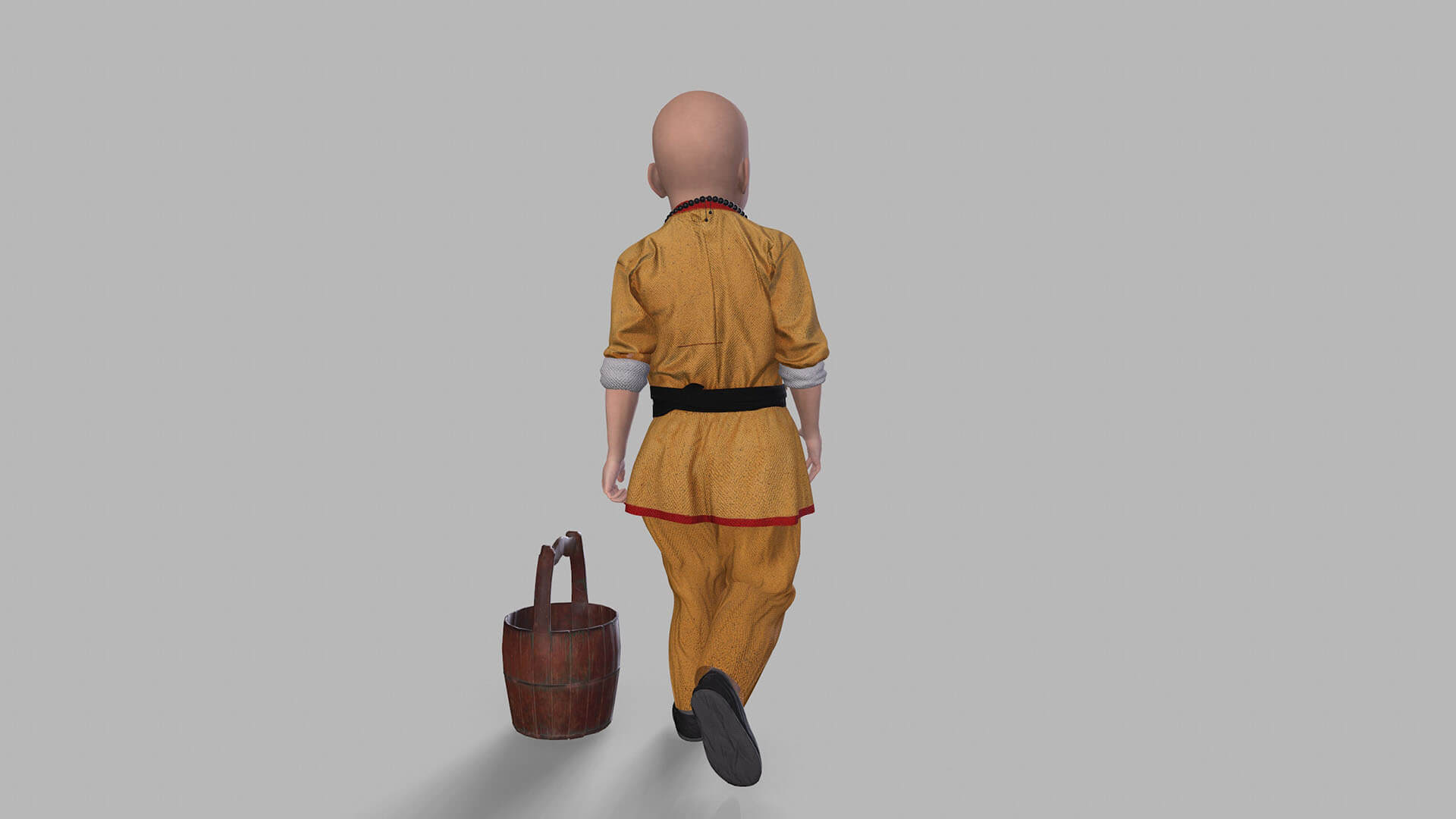 Monk Character - 3D Model by Huang_9527