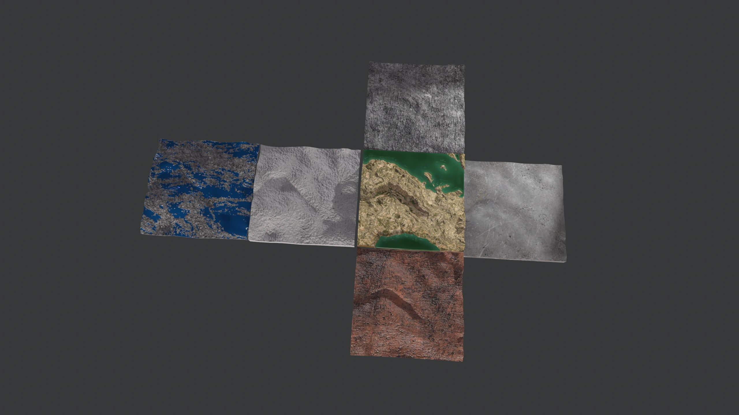 Mountain Structure - 3D Model by Huang_9527