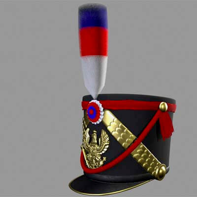 Napoleon Soldier Hat - 3D Model by Huang_9527