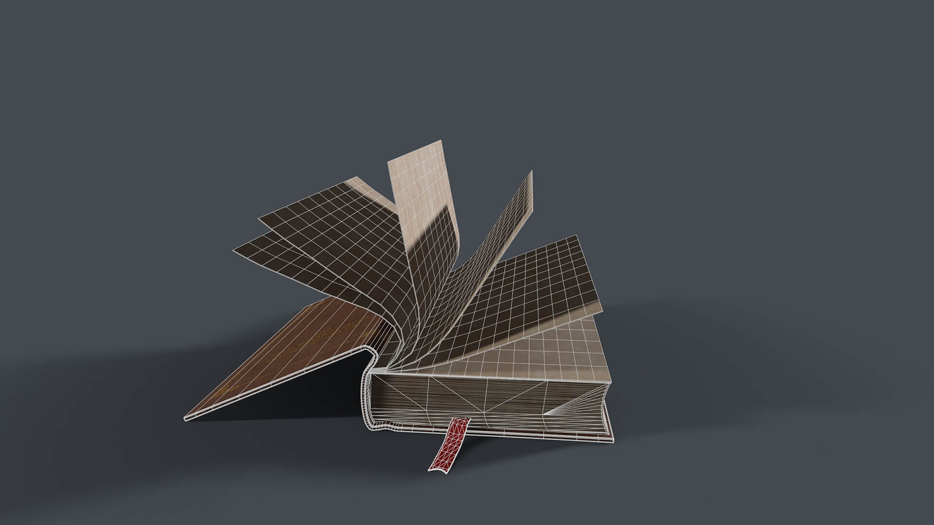 Open Book Animation - 3D Model by Huang_9527