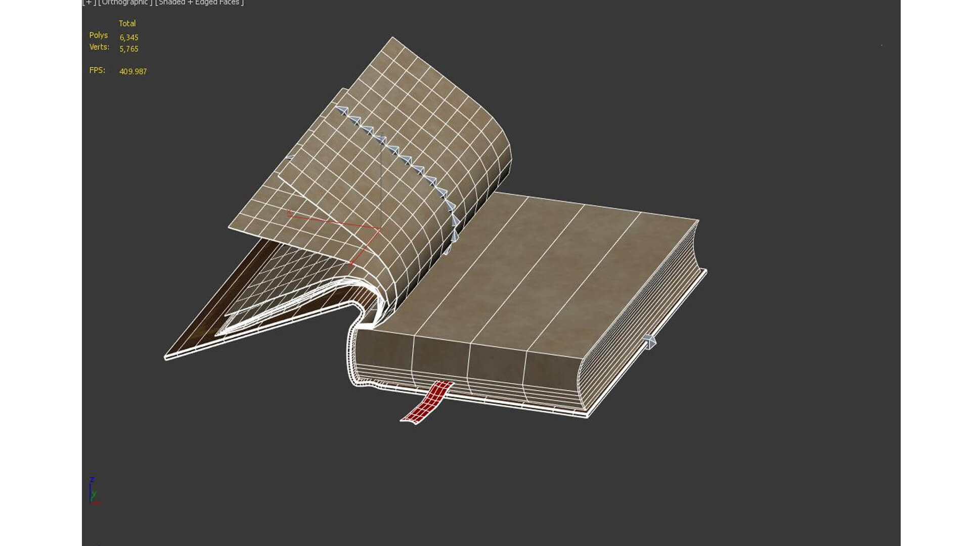 Open Book Animation - 3D Model by Huang_9527