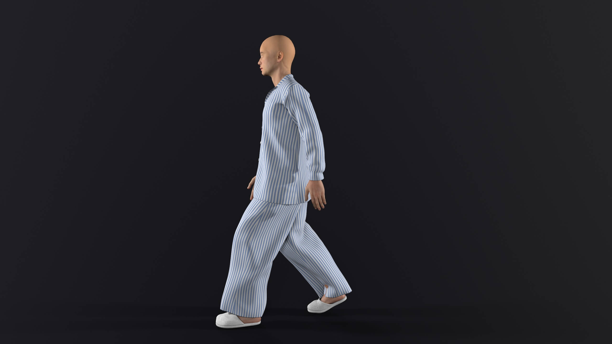 Patient Man character - 3D Model by Huang_9527