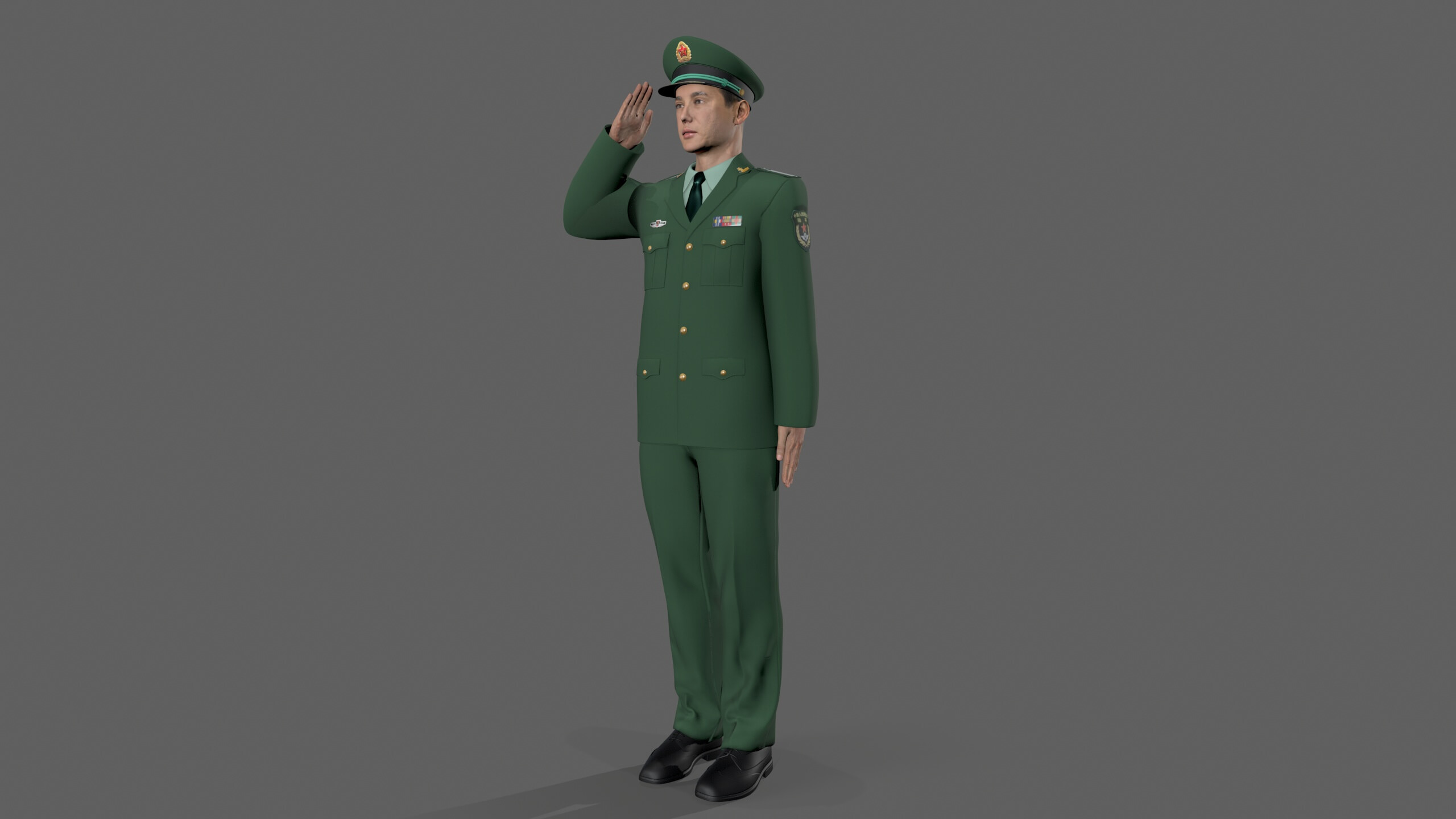 Soldier Character - 3D Model by Huang_9527