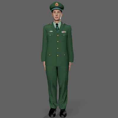 Soldier Character - 3D Model by Huang_9527