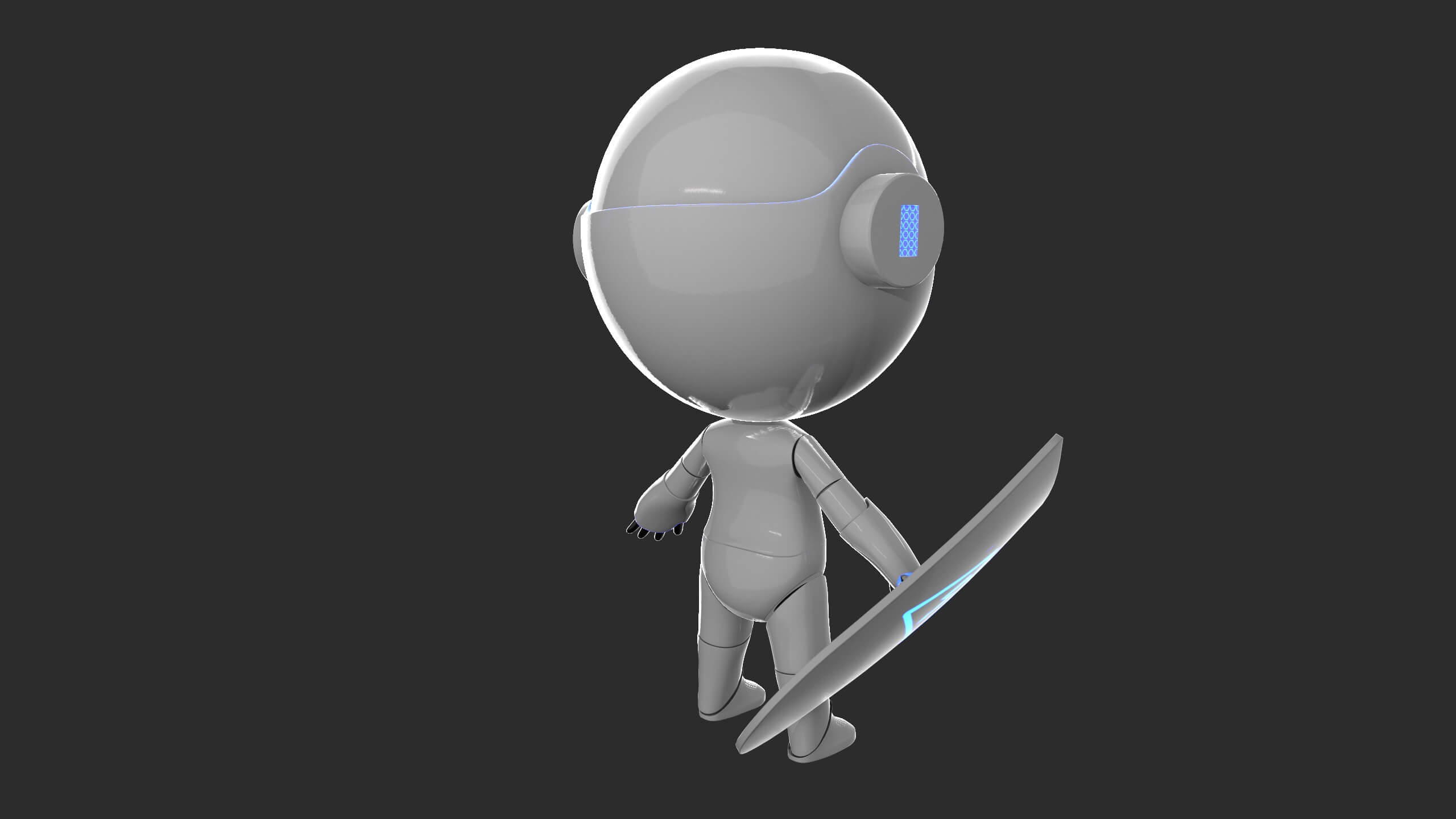 Robot Humanoid - 3D Model by Huang_9527