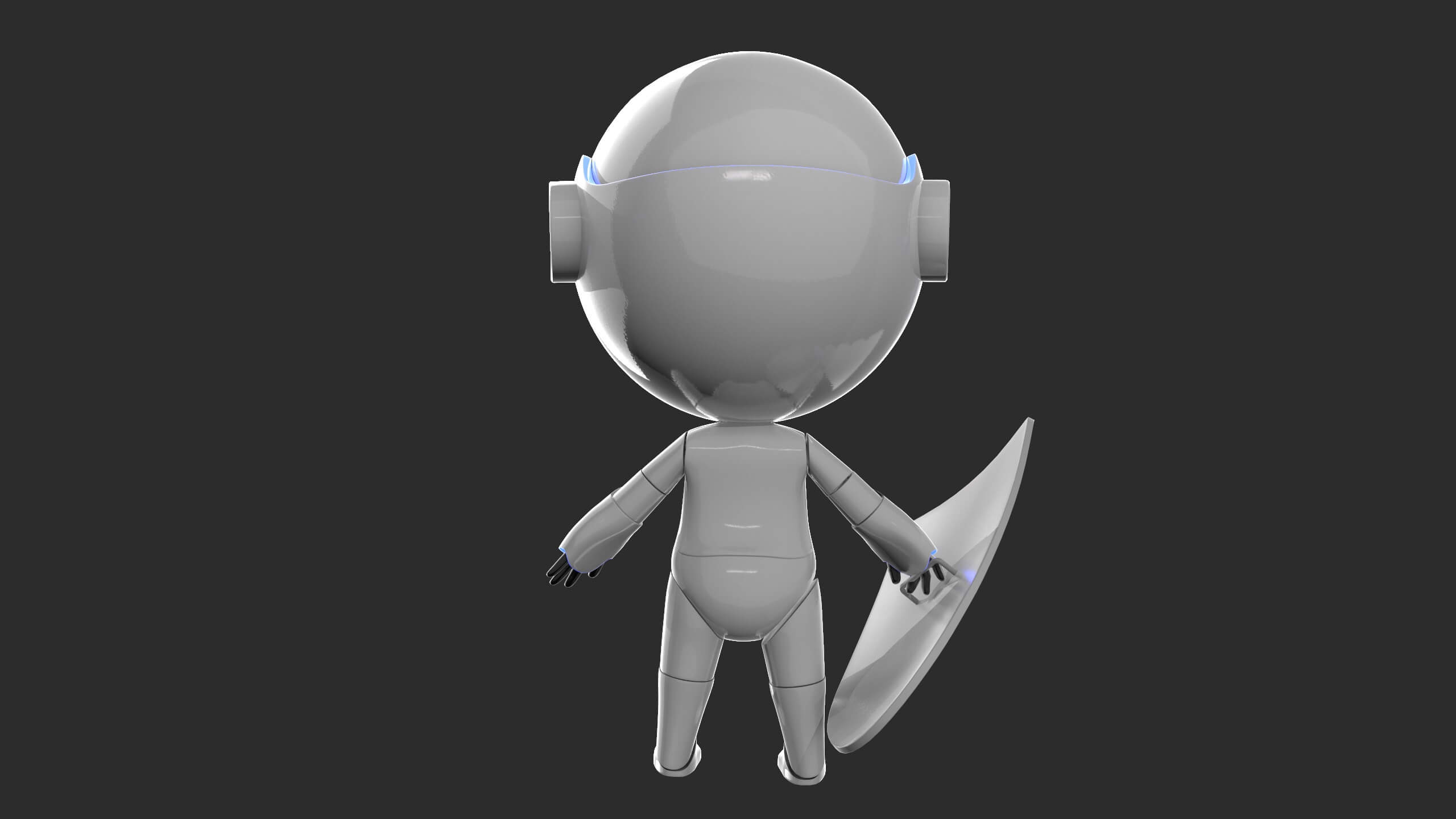 Robot Humanoid - 3D Model by Huang_9527