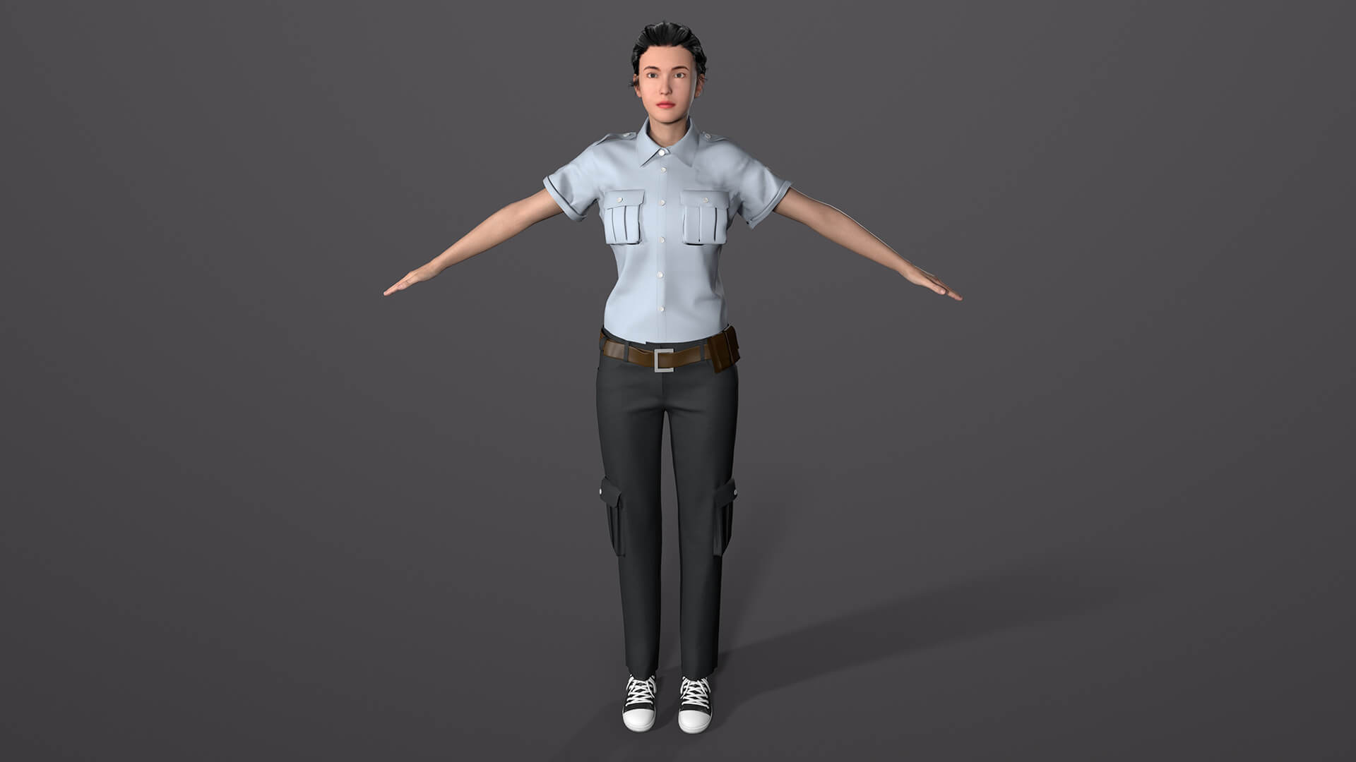 Women Character - 3D Model by Huang_9527