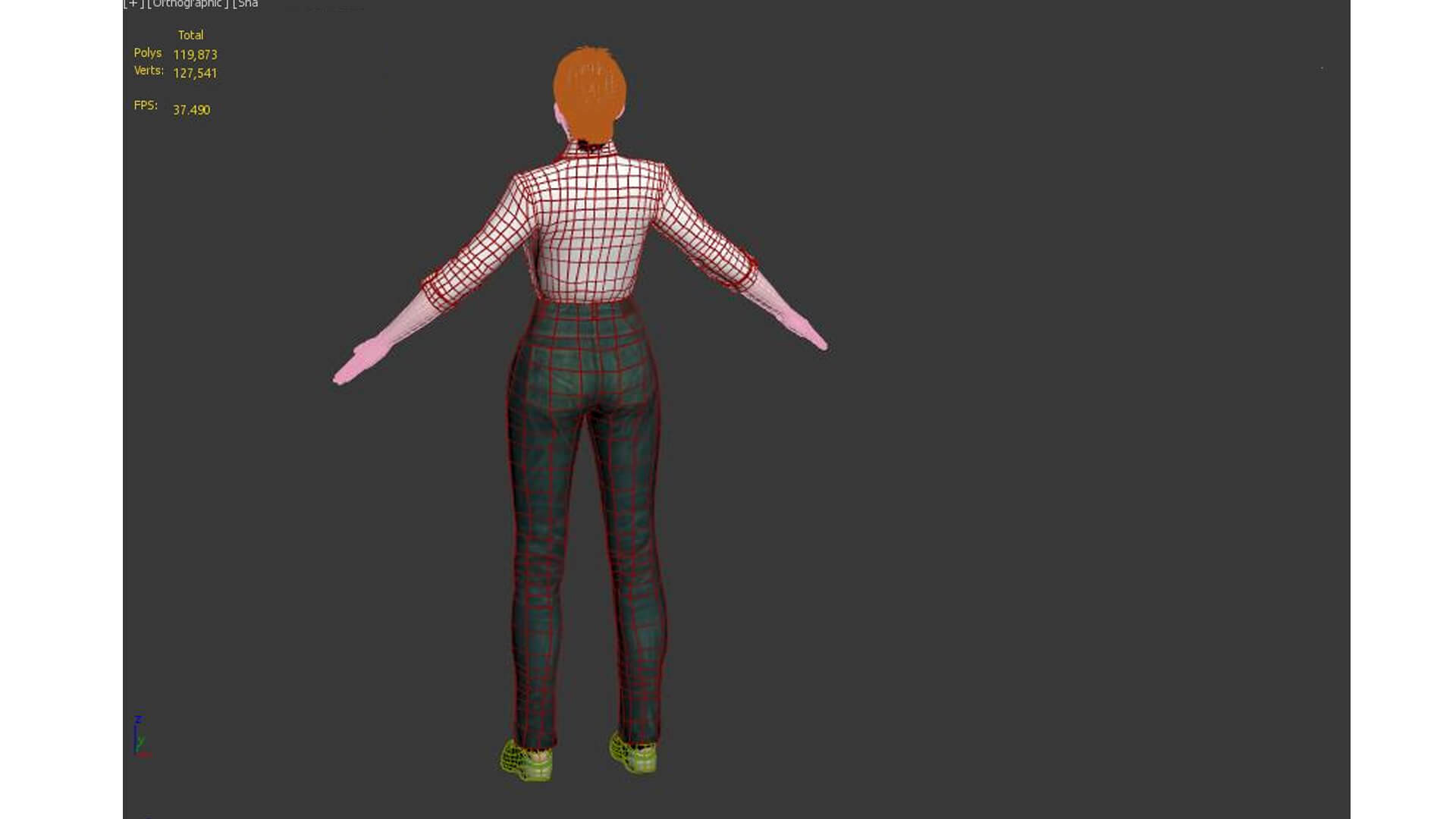 Women Character - Free 3D Model by Huang_9527