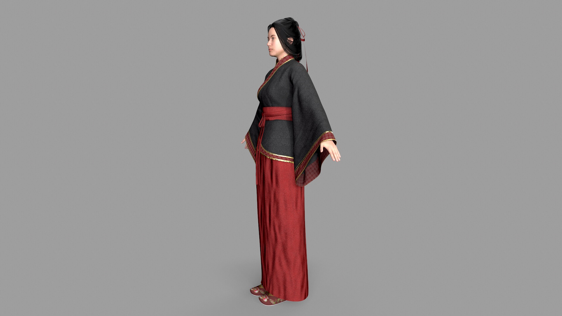 Women Character - 3D Model by Huang_9527