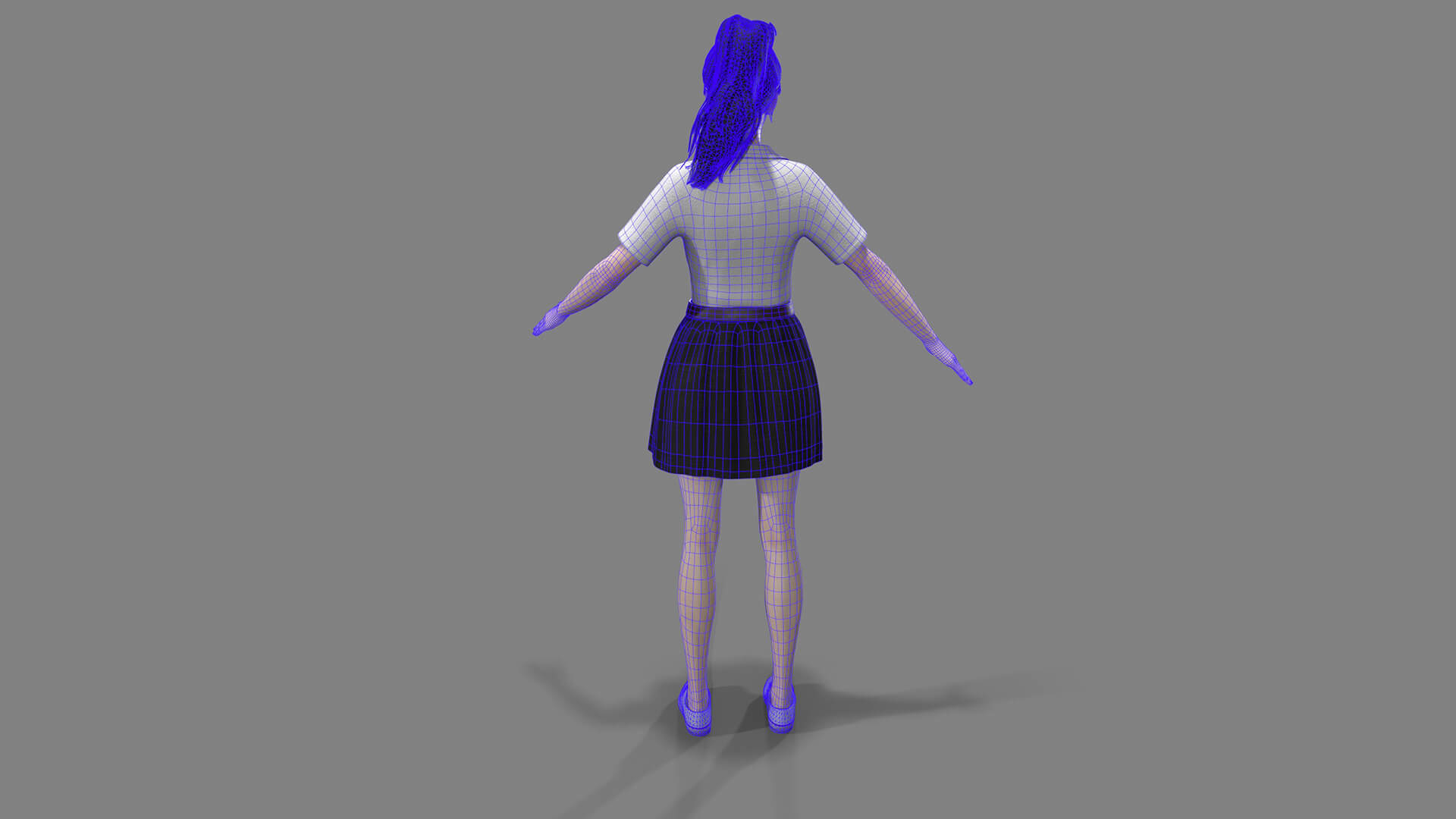 Women Charater - 3D Model by Huang_9527