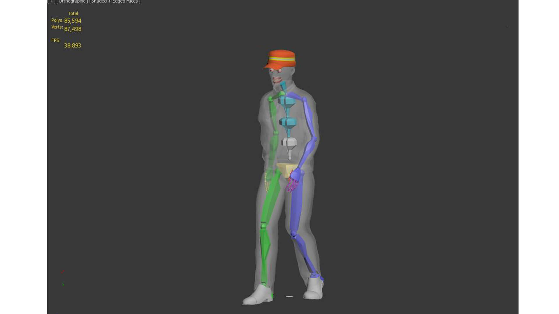 Worker People - 3D Model by Huang_9527