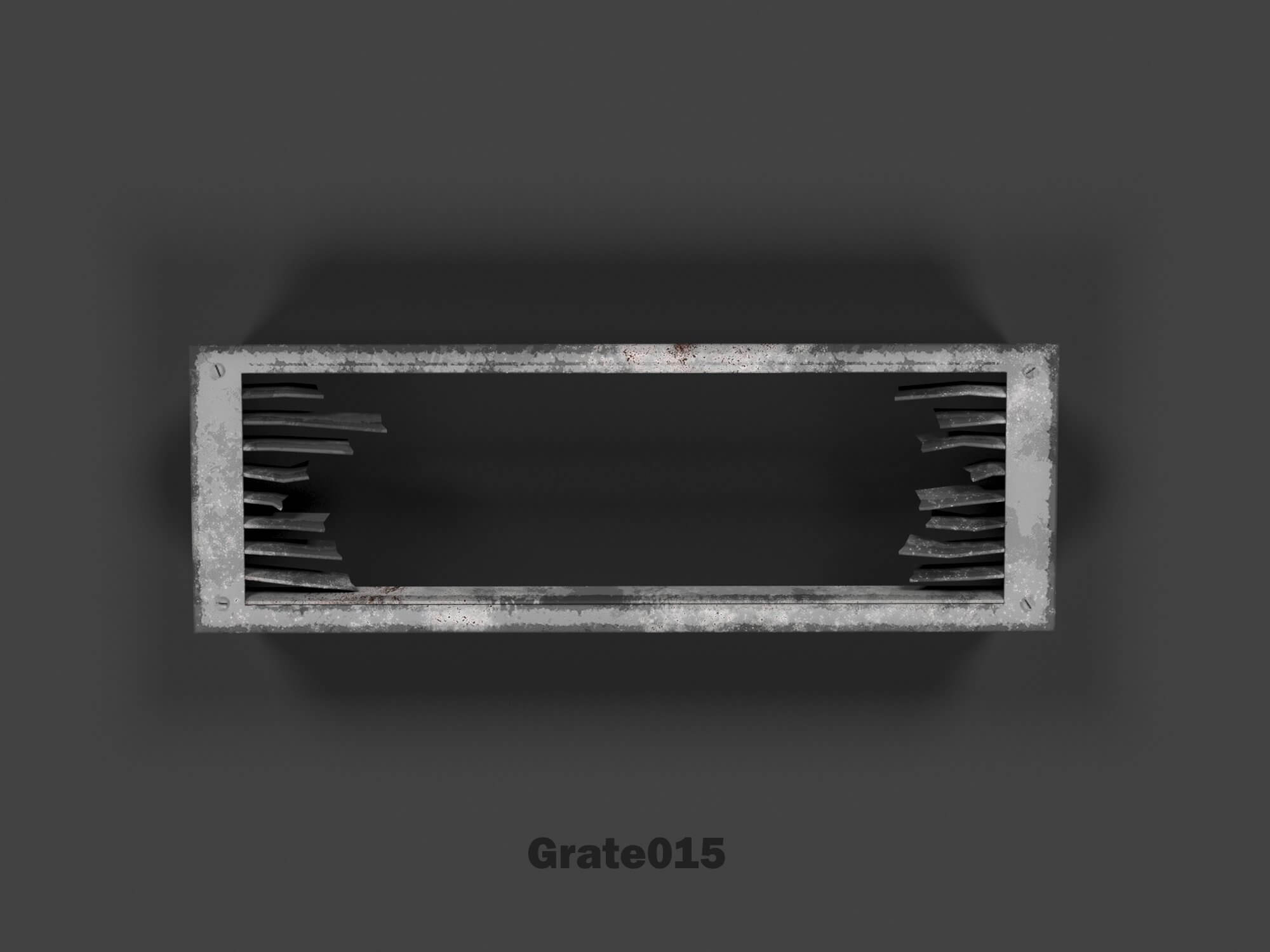 Ventilation Grates Low Poly - 3D Model by HughPoly