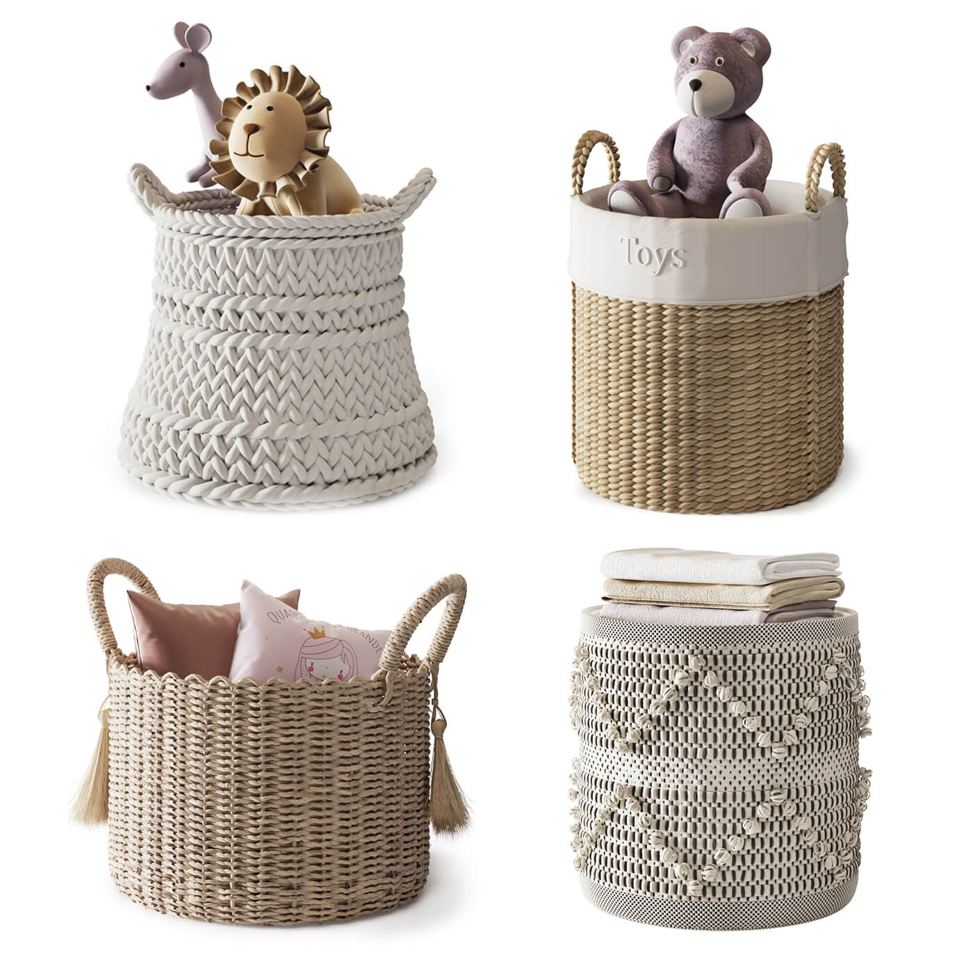 Baskets SET01 - 3D Model by hulk mario