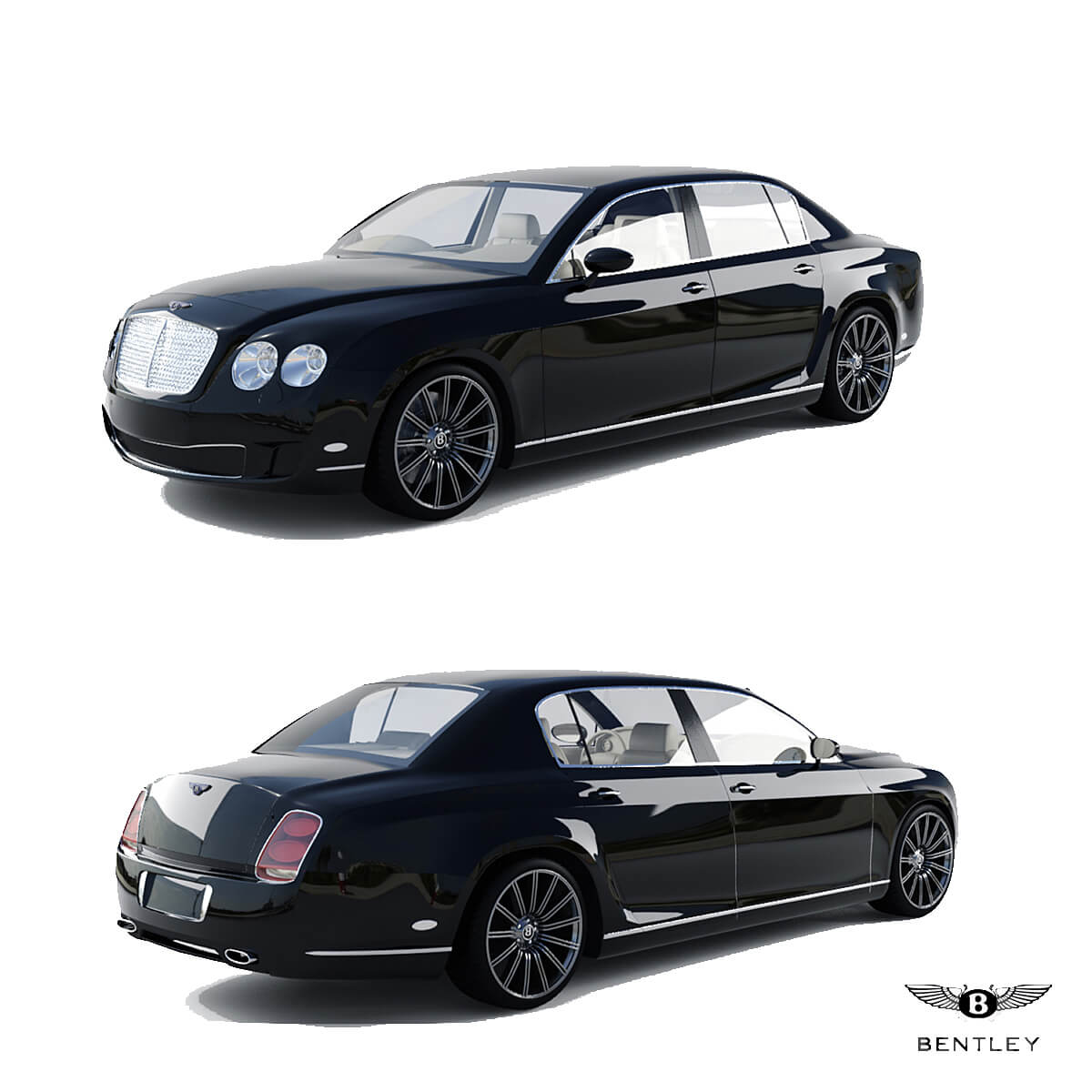 Bentley Flying Spur - 3D Model by hulk mario