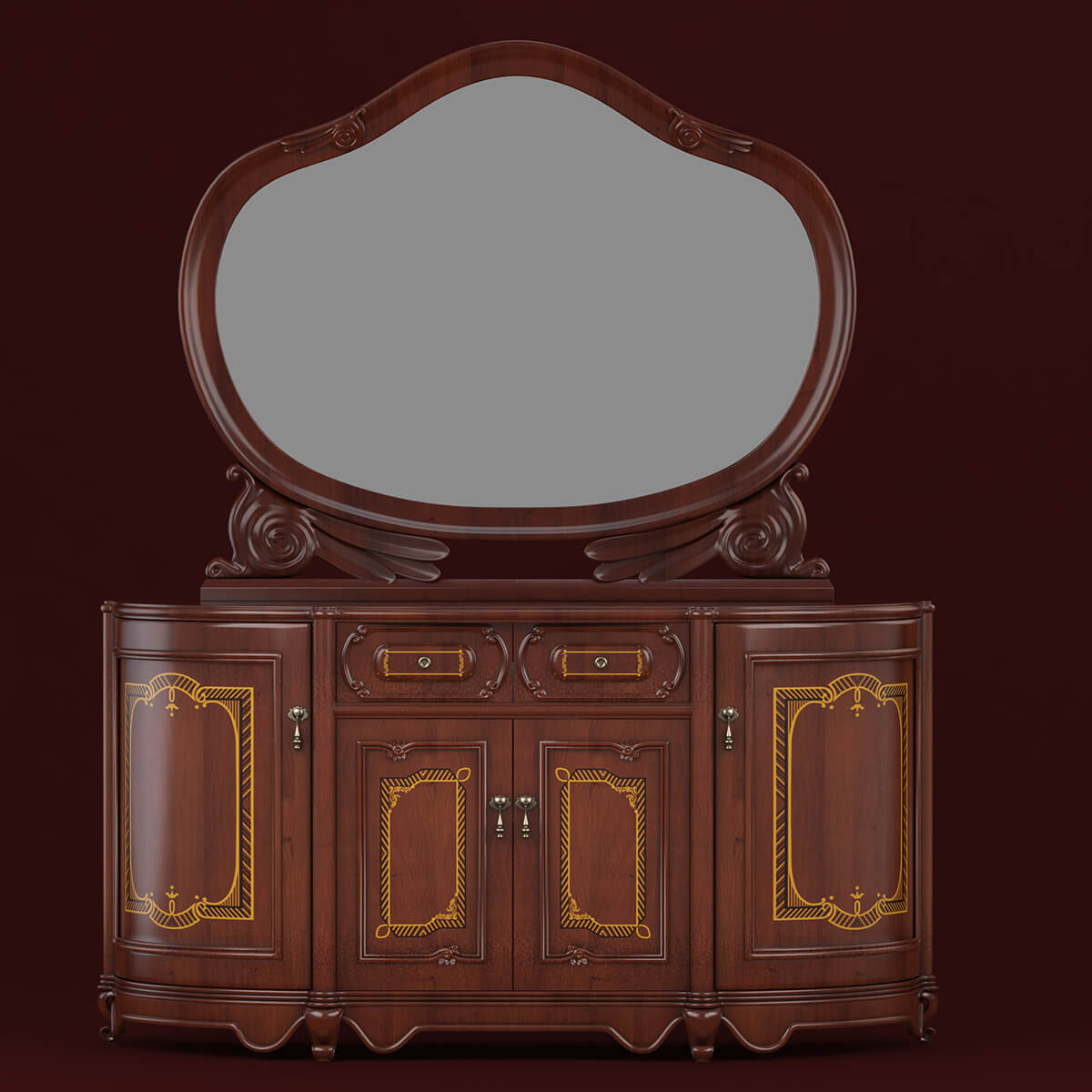 Buffet Old 1 - 3D Model by hulk mario