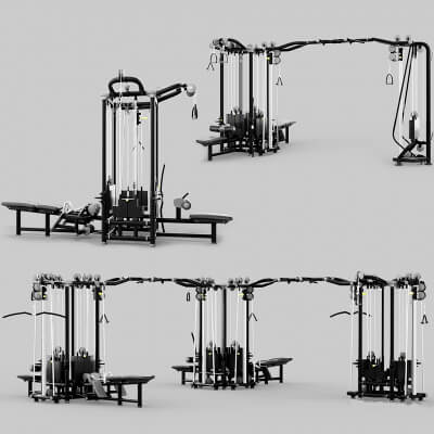 Cable Stations Range - 3D Model by hulk mario