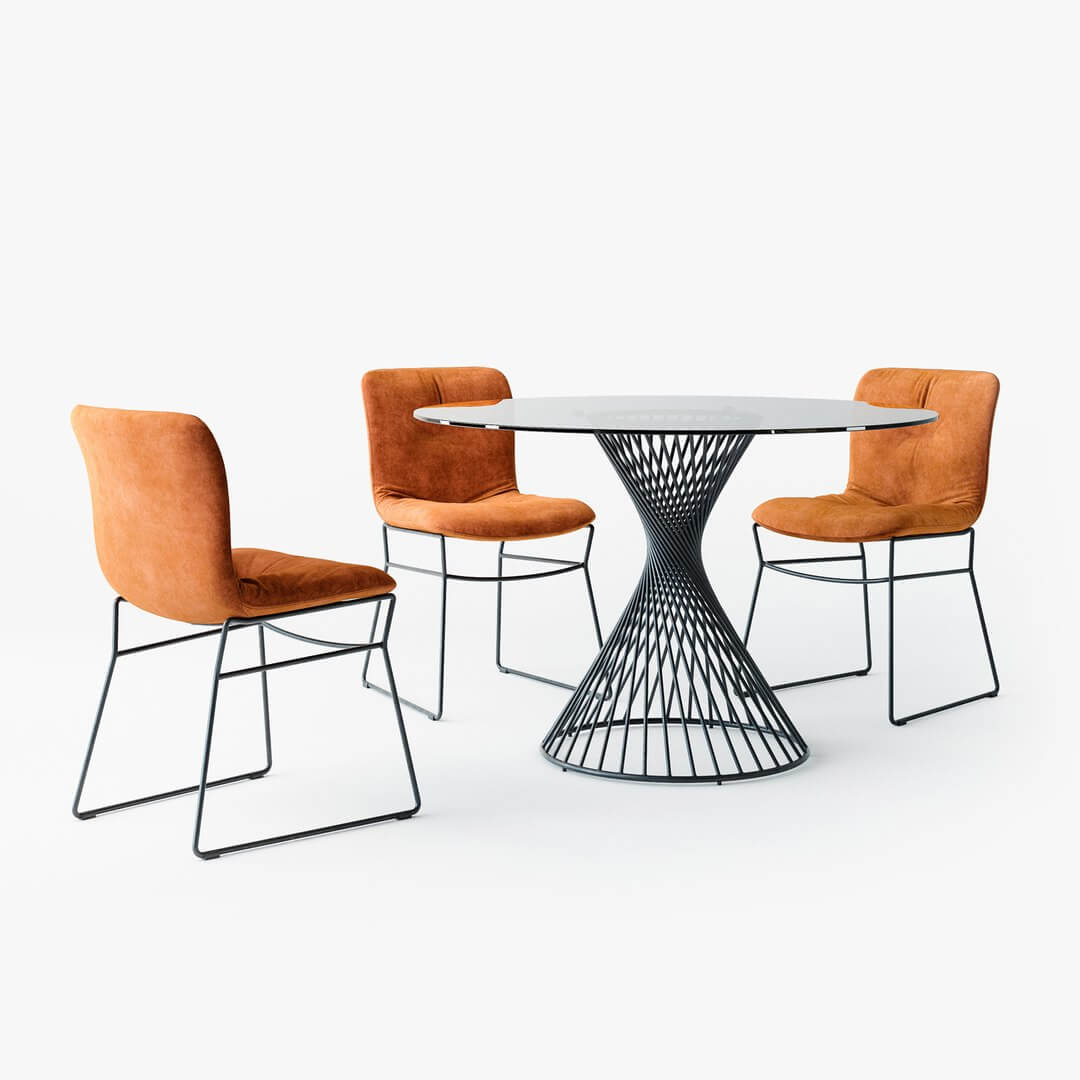 Calligaris Annie Chair Vortex Table - 3D Model by hulk mario