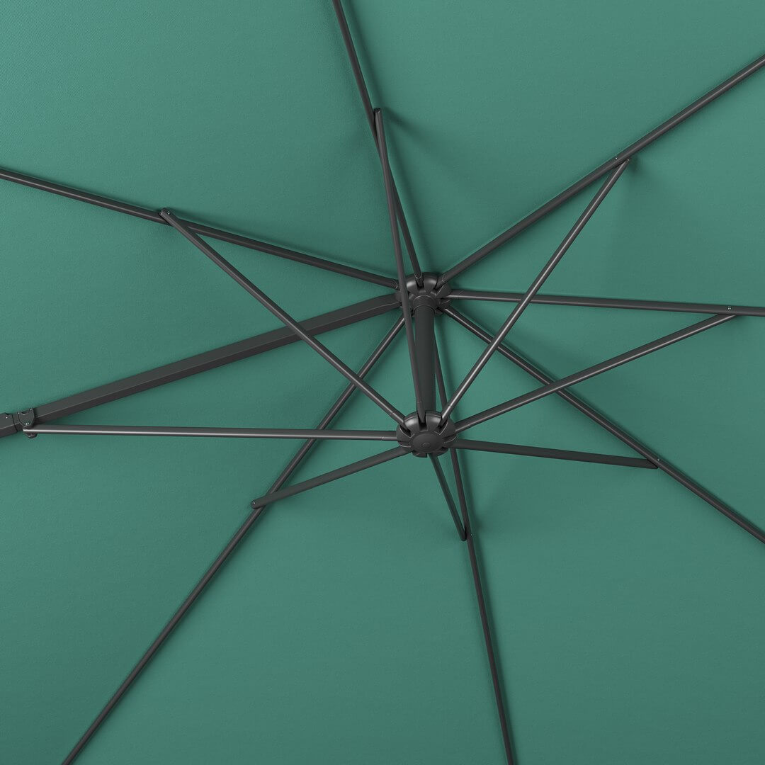 Cantilever Octagonal Parasol - 3D Model by hulk mario