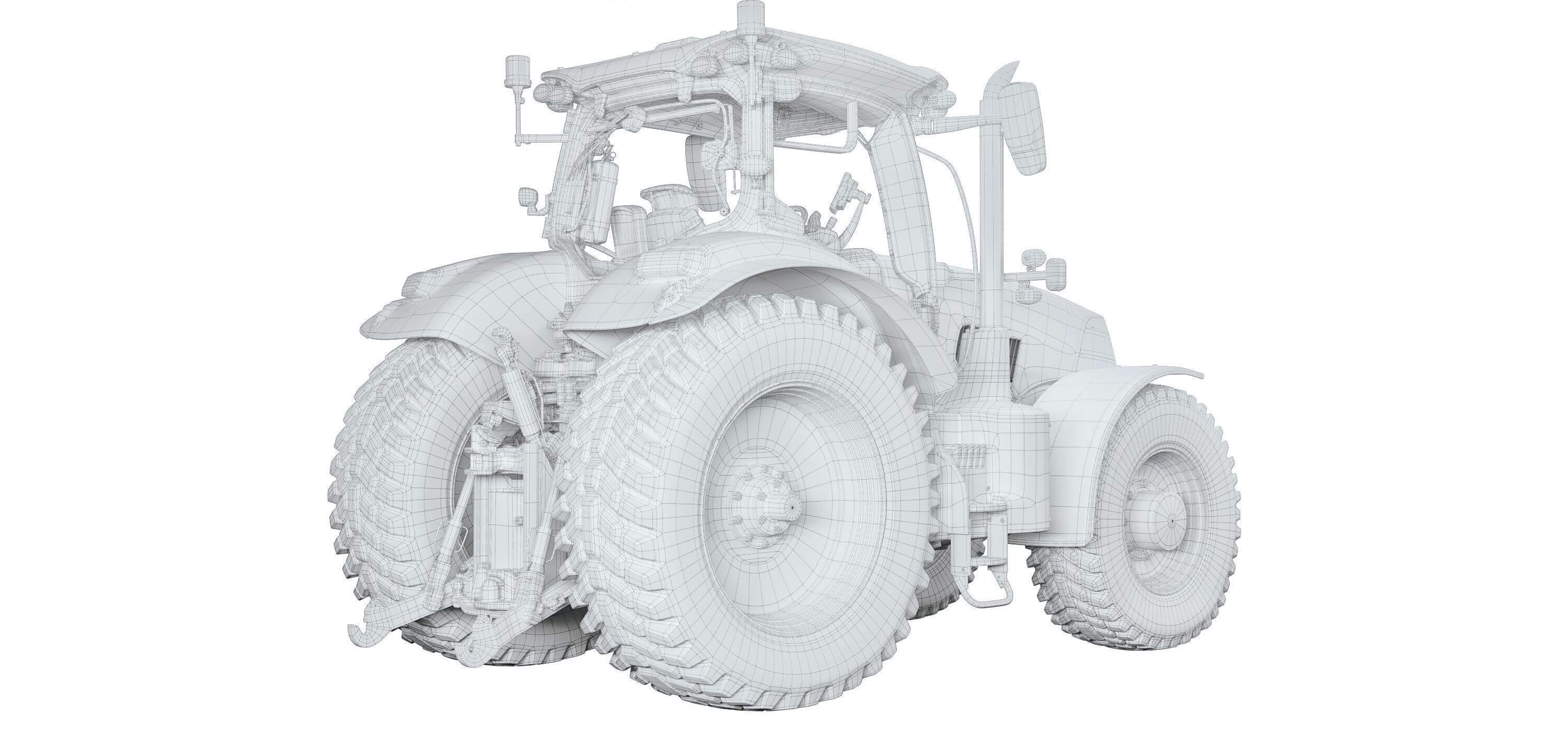 Case 3 Tractor - 3D Model by hulk mario