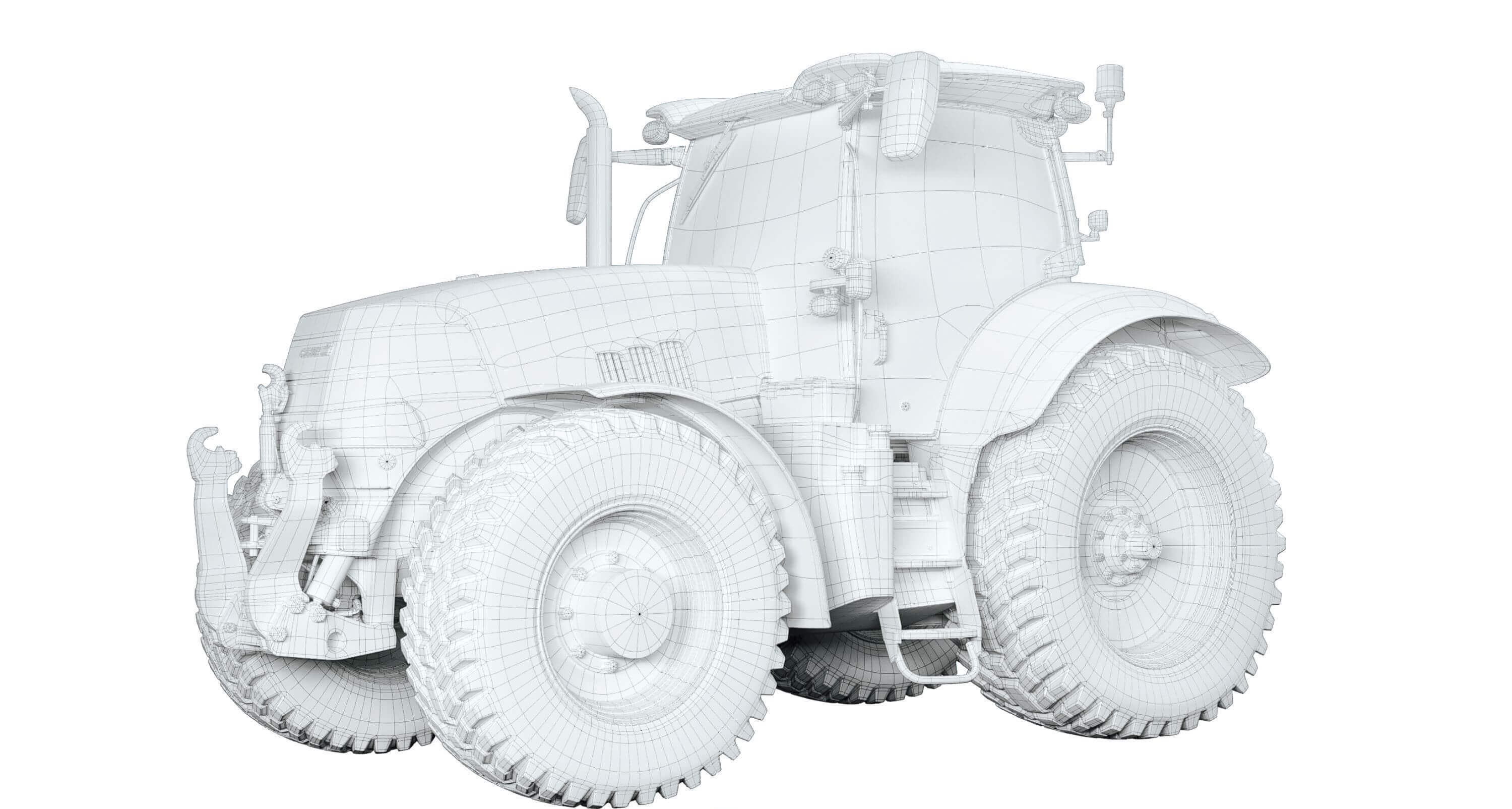 Case 3 Tractor - 3D Model by hulk mario