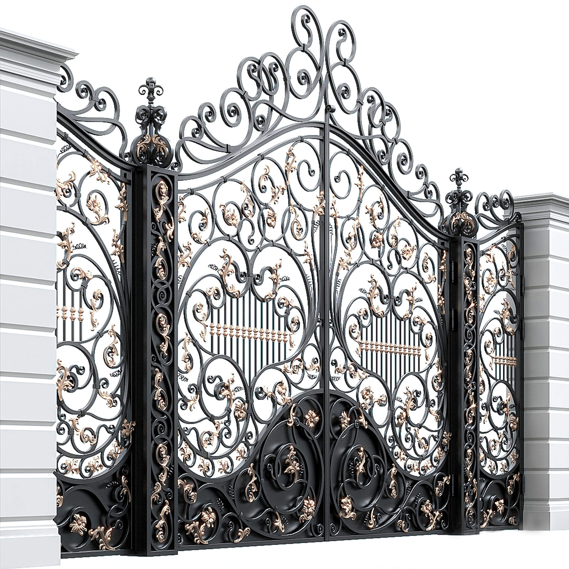 Classic Gate - 3D Model by hulk mario
